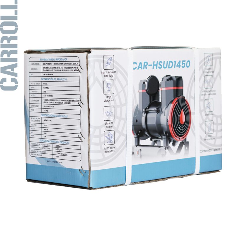 CABEZAL LIBRE DE ACEITE CAR-HSUD-1450 - Sutisa